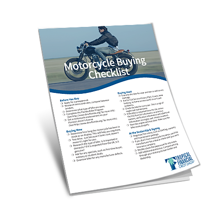 TFCU Motorcycle Buying Checklist